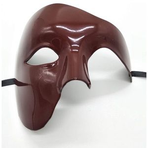 Accessories | Phantom Of The Opera Half Man Face Red Mask Nwt | Poshmark